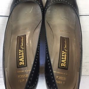 Bally | Shoes | Bally Of Switzerland Vintage Classic Black Heels | Poshmark